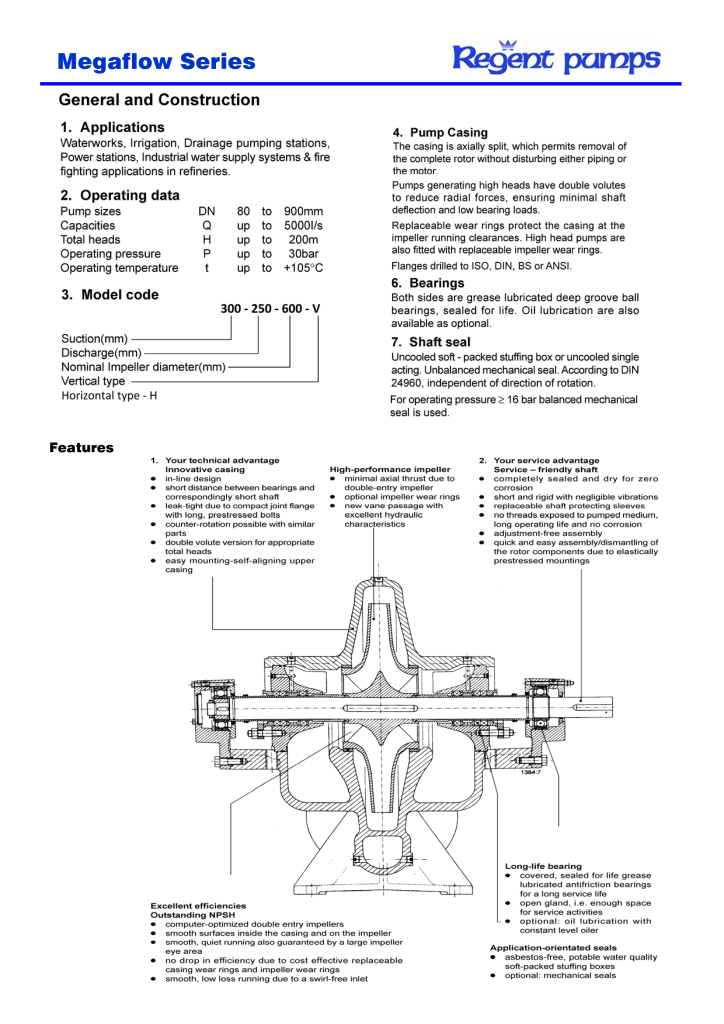 Megaflow Series Horizontal (Vertical) Split Pump - richrise