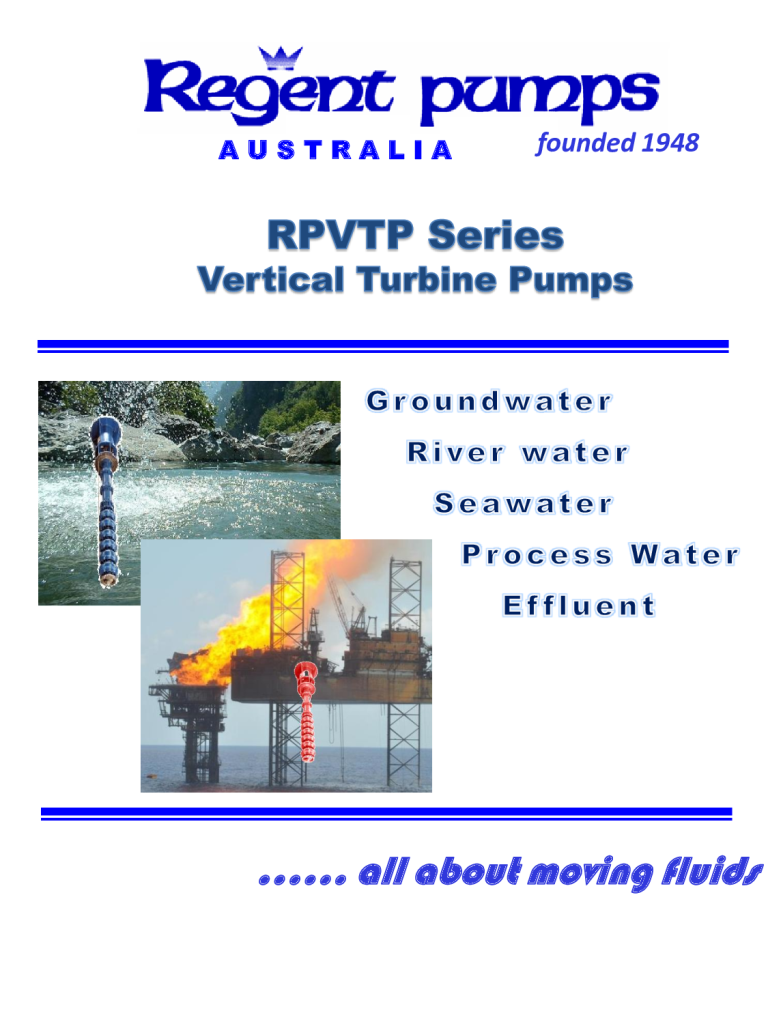 RPVTP Series Vertical Turbine Pumps - richrise